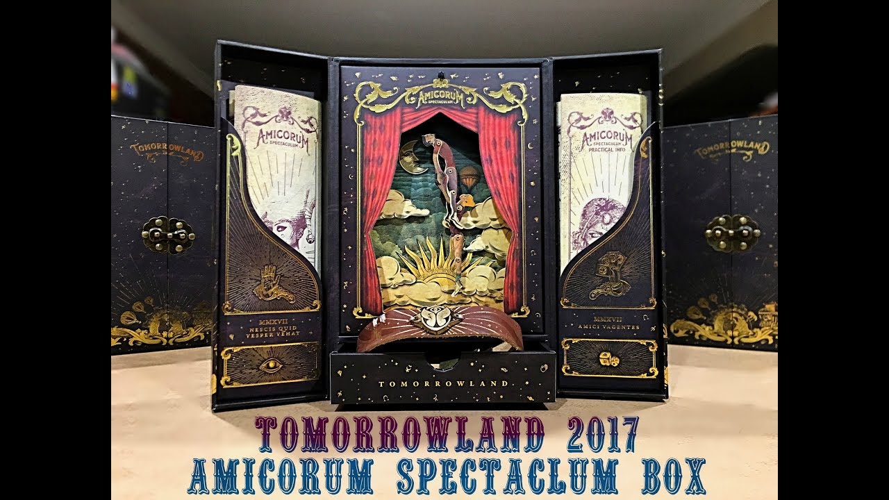 Tomorrowland 2017 "Amicorum Spectaculum" Bracelet/Package Unboxing ...