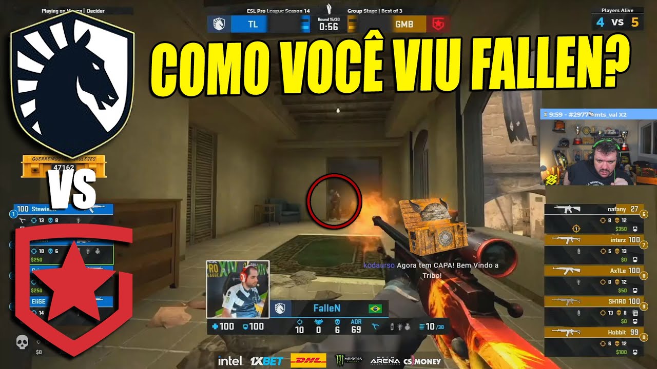 Liquid vs Gambit - ESL Pro League S14 - CSGO Melhores Momentos - YouTube