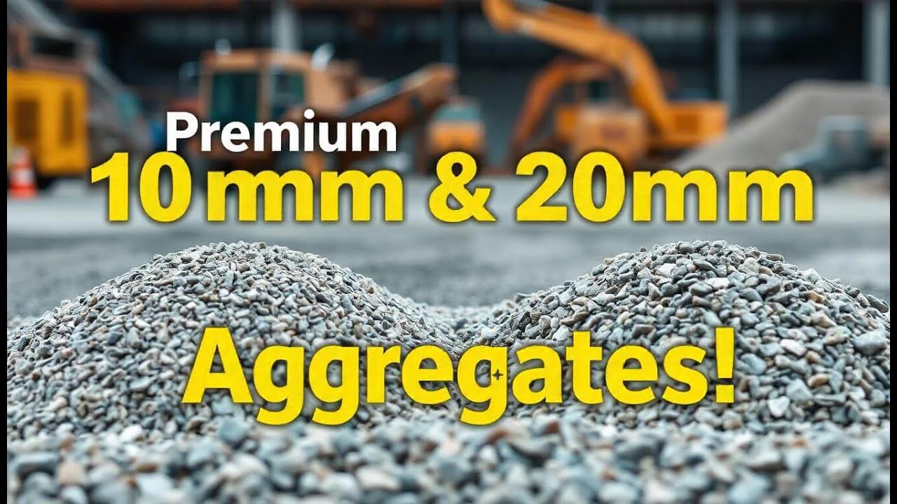 PREMIUM AGGREGATES 10MM & 20MM - YouTube