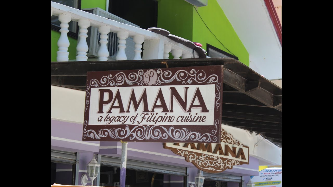 A Legacy of Filipino Food at Pamana Restaurant Boracay - YouTube