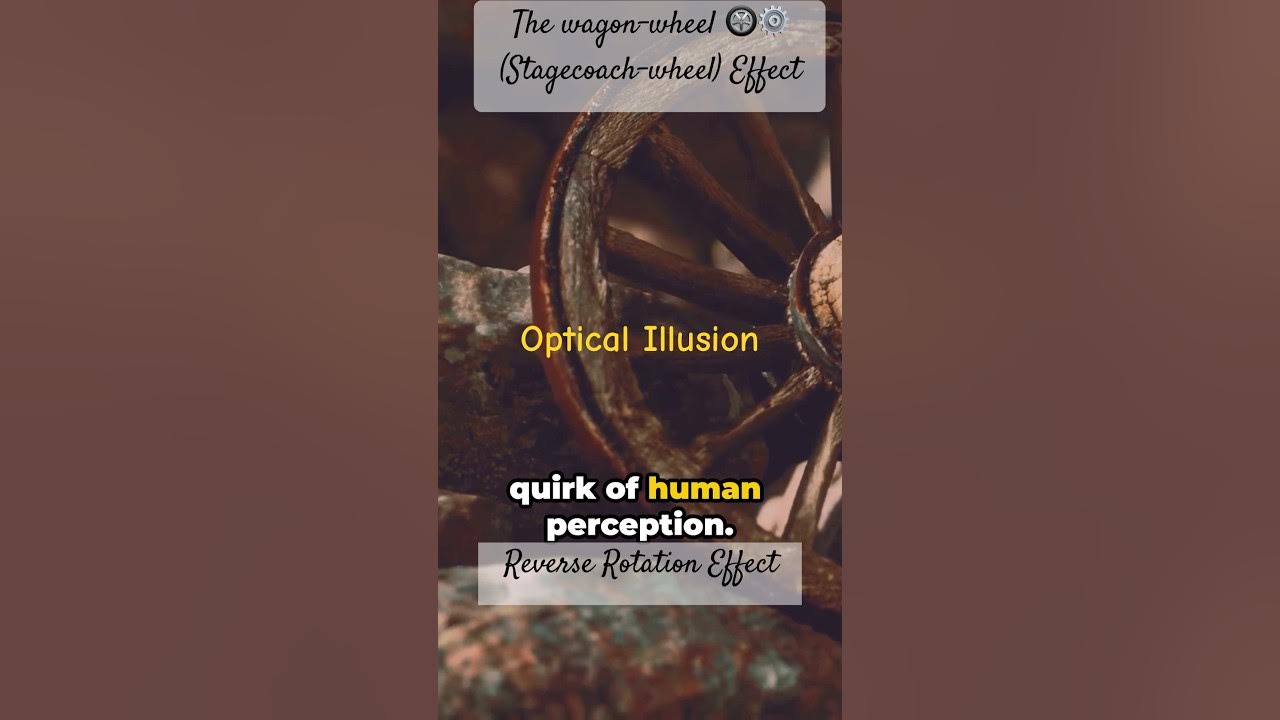 Wagon-wheel Effect: an optical illusion of Reverse Rotation ...