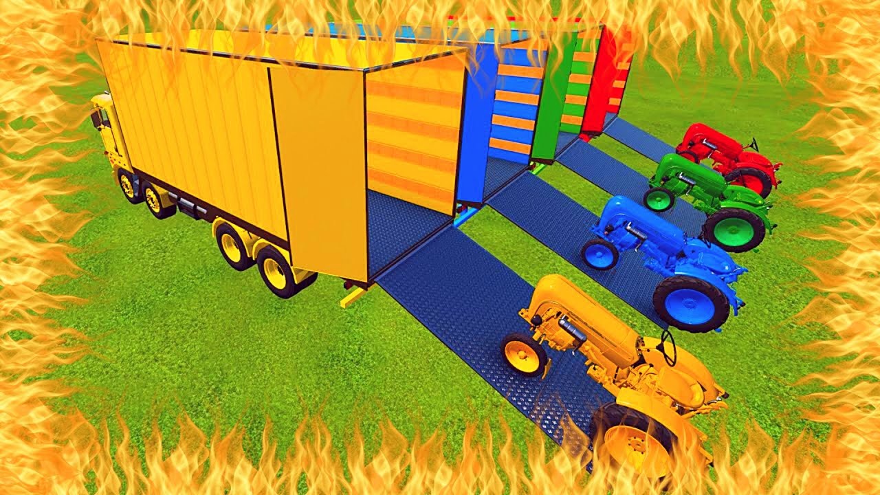 HARVESTING AND LOAD SUNFLOWERS WITH MASSEY FERGUSON COMBINES | Farming ...