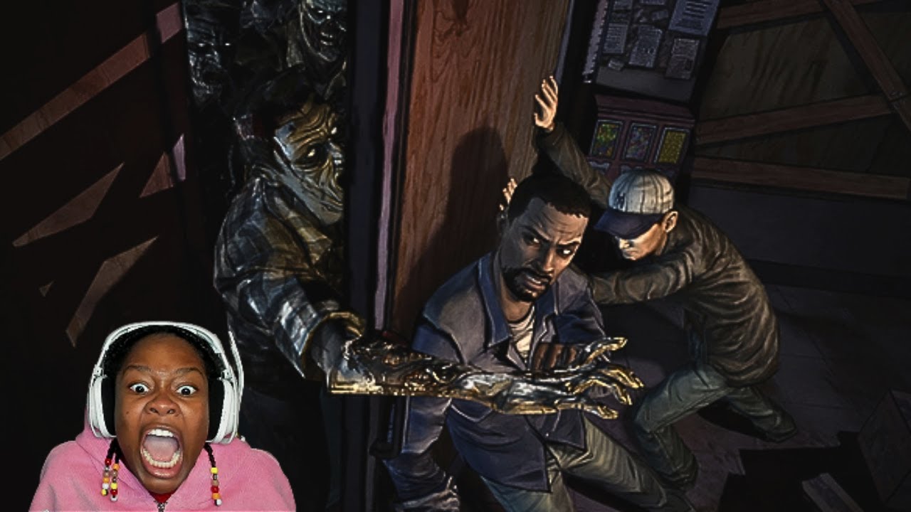 I'M STUCK IN A ZOMBIE APOCALYPSE... | The Walking Dead Season 1 Ep. 1 ...