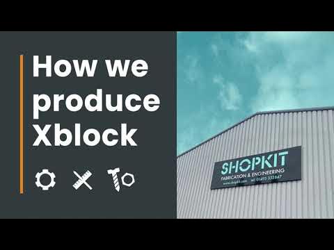 How We Produce Xblock Panel and Sign Fixings - YouTube