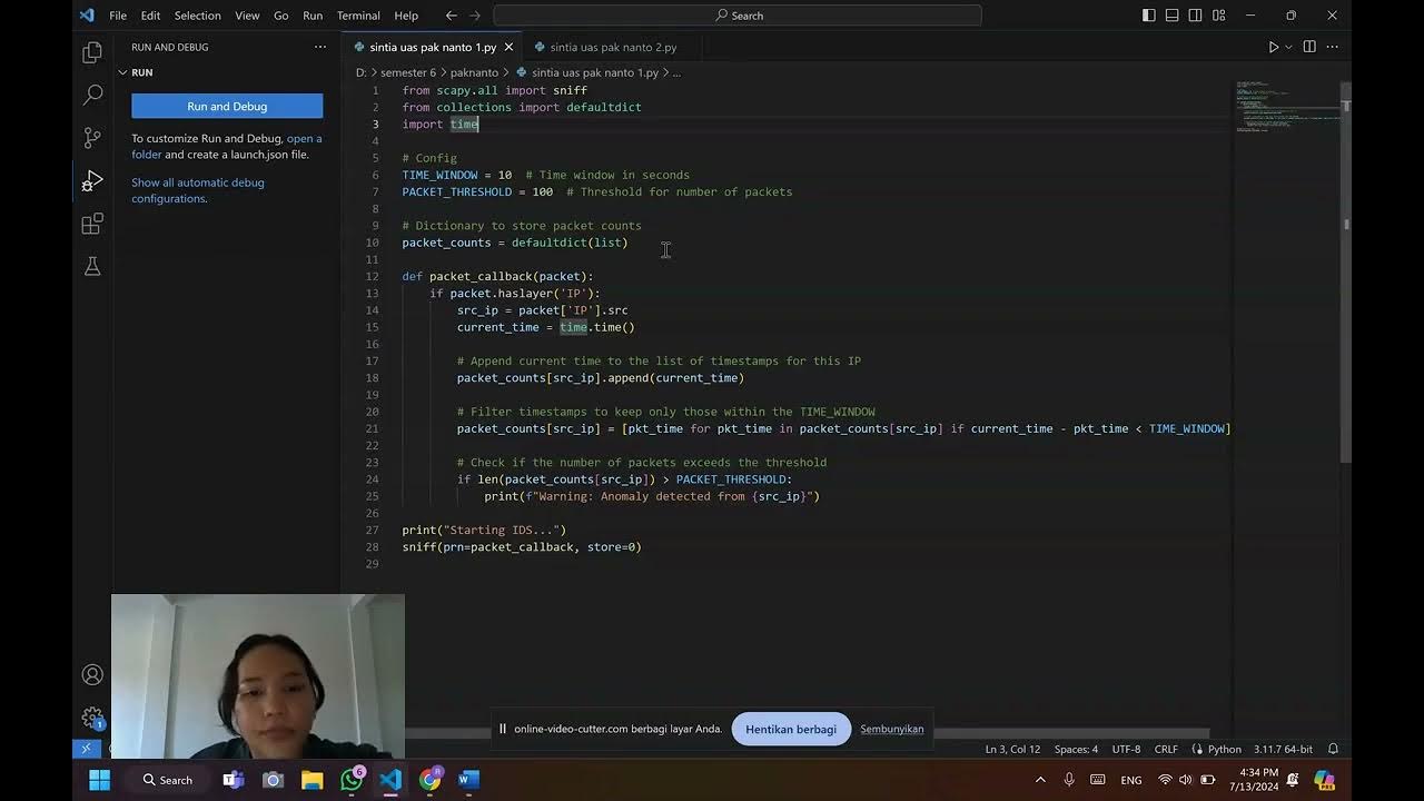 UAS PEMROGRAMAN JARINGAN - YouTube