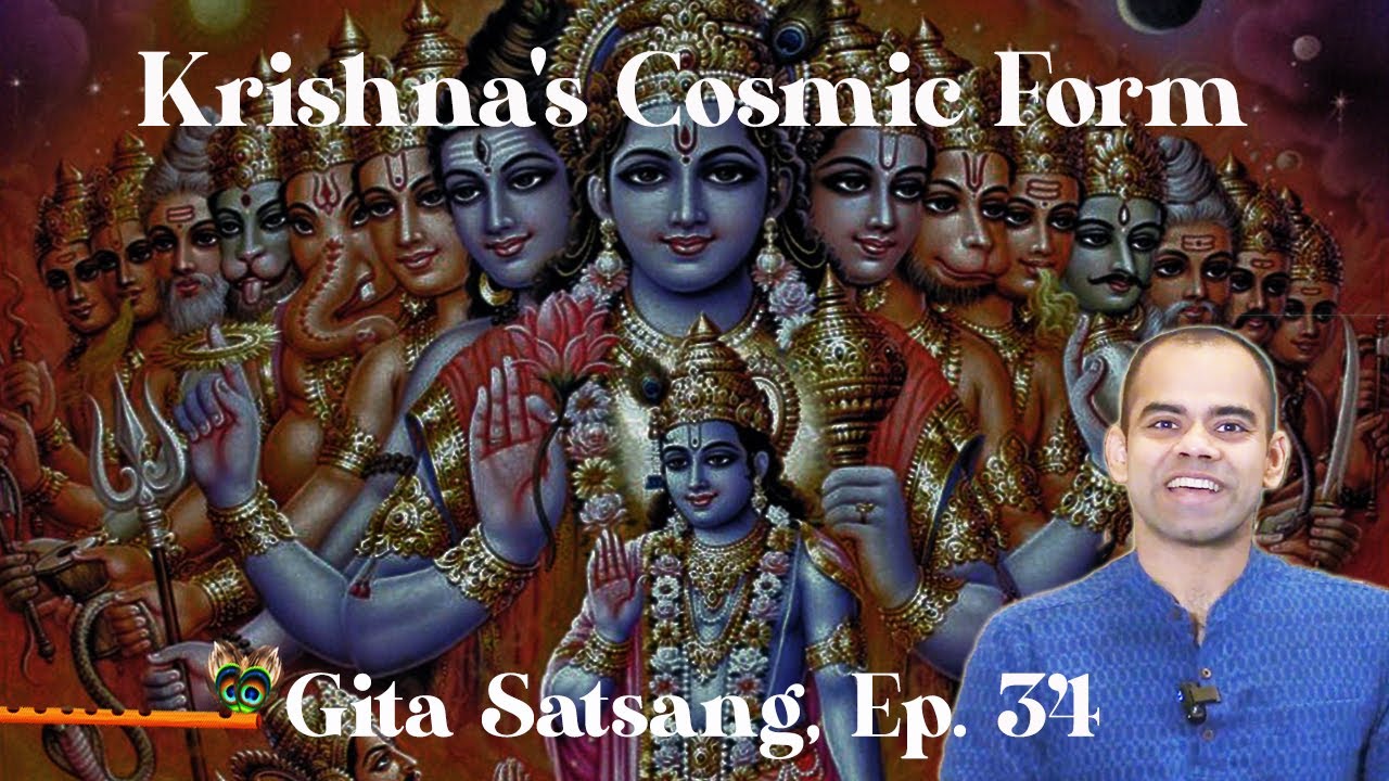 Krishna's cosmic form, Gita Ch. 11 - Essence of Bhagavad Gita, Ep 34 ...