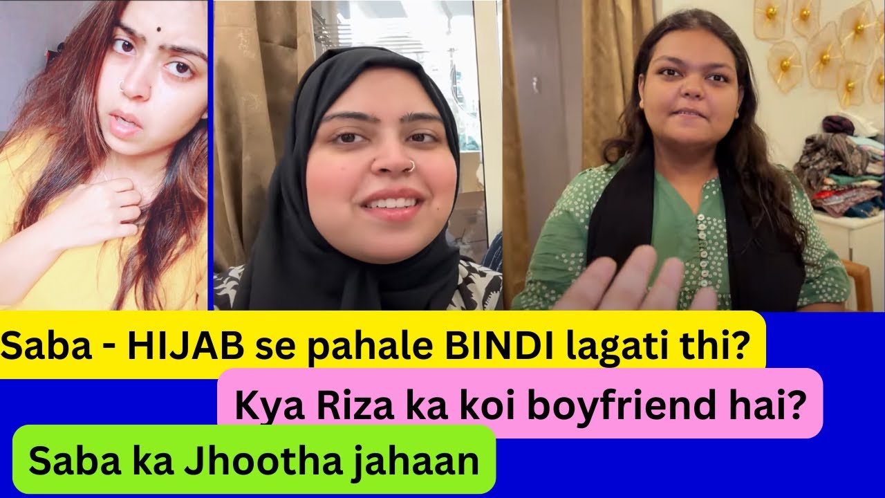 Saba Ibrahim - Kabhi HIJAB kabhi BINDI #sabakajahan #sabaibrahim # ...