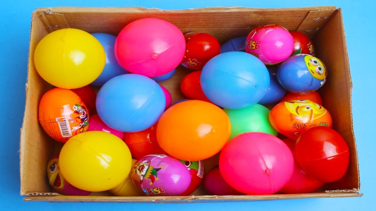 Best Learn Colors with Super Balls and Surprise Eggs | Surprise Toys ...
