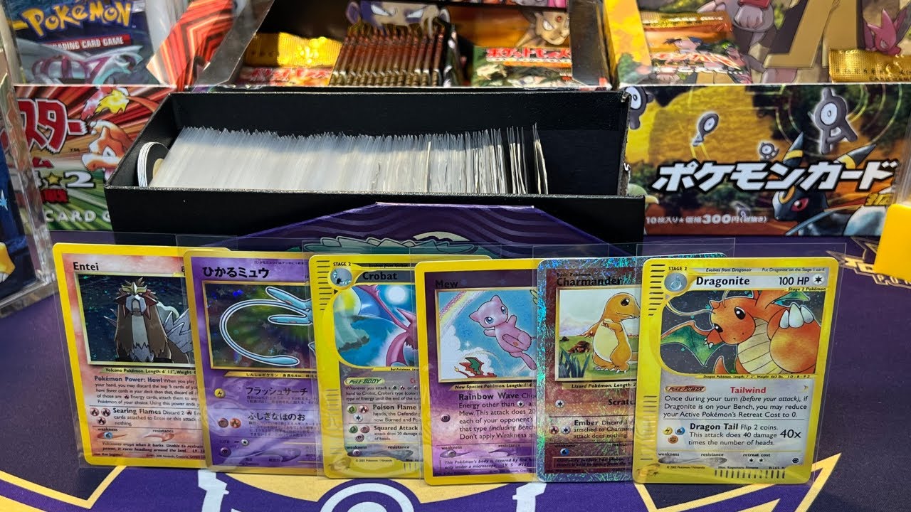 VINTAGE HOLO HITBOX & SLAB BAG ROUND!! - ONLINE POKEMON SHOP! - YouTube