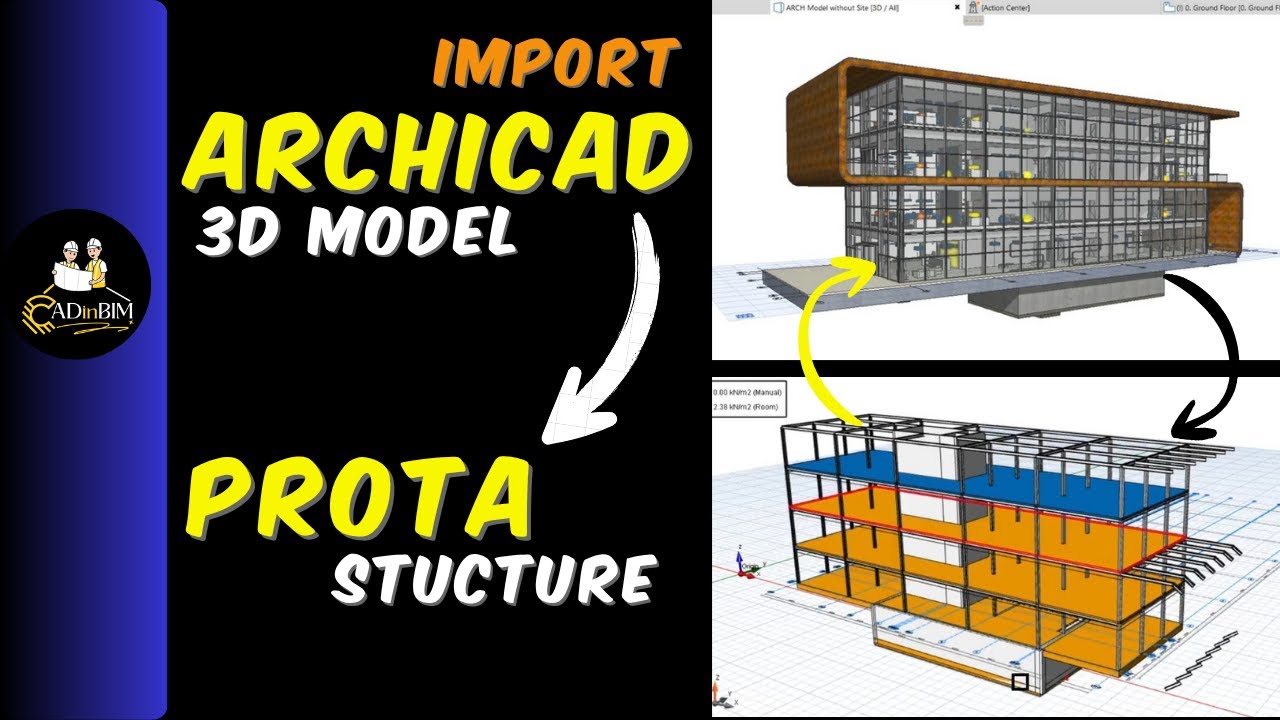 Import ArchiCAD 3D Model into ProtaStructure 2026 - YouTube