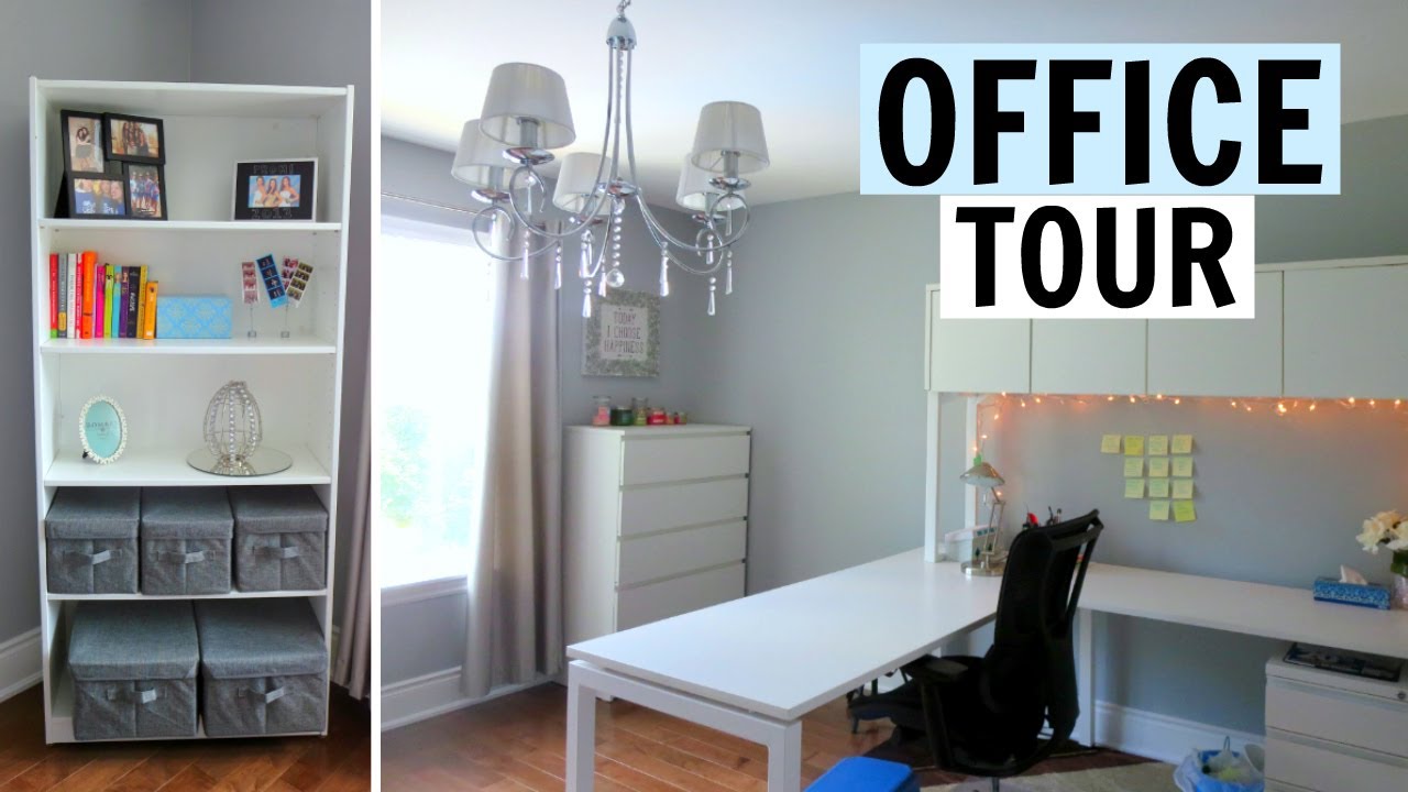 HOME OFFICE TOUR! (MY FILMING ROOM) - YouTube