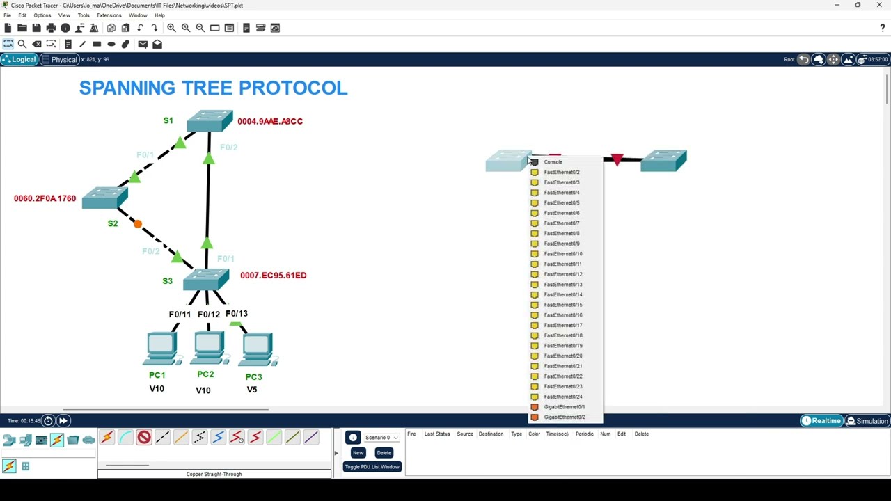 Configuración de Spanning Tree Protocol - YouTube