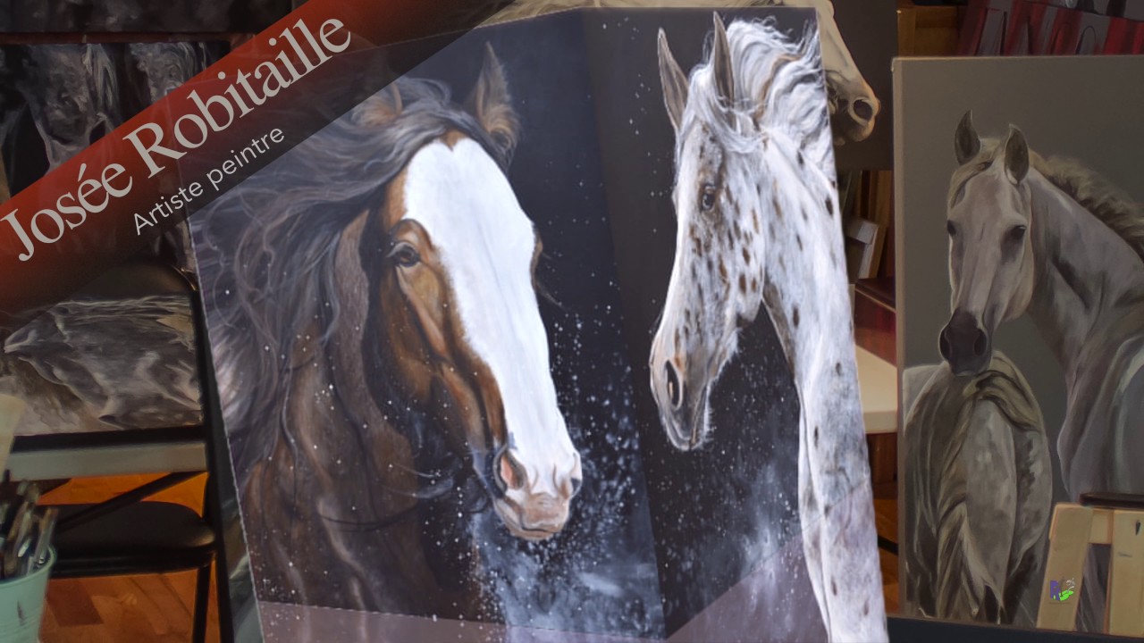 Josée Robitaille Artiste peintre 4K - YouTube