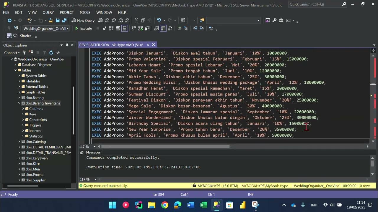 VIDIO PENJELASAN PROJECT SQL SERVER #BASIS DATA #MANAJEMEN INFORMATIKA #POLYTECHNIC ASTRA - YouTube