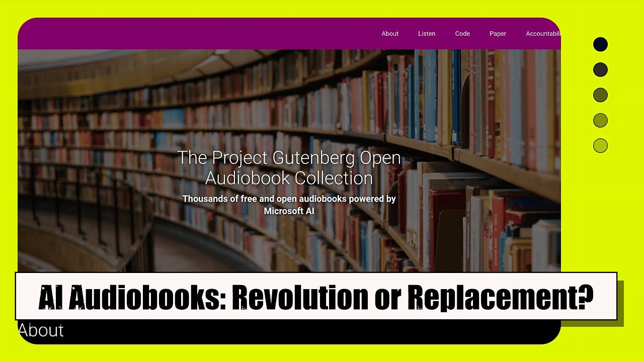 Exploring The Project Gutenberg Open Audiobook Collection And The Role