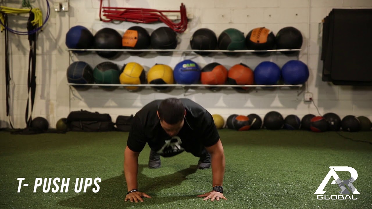 T Push Ups - YouTube
