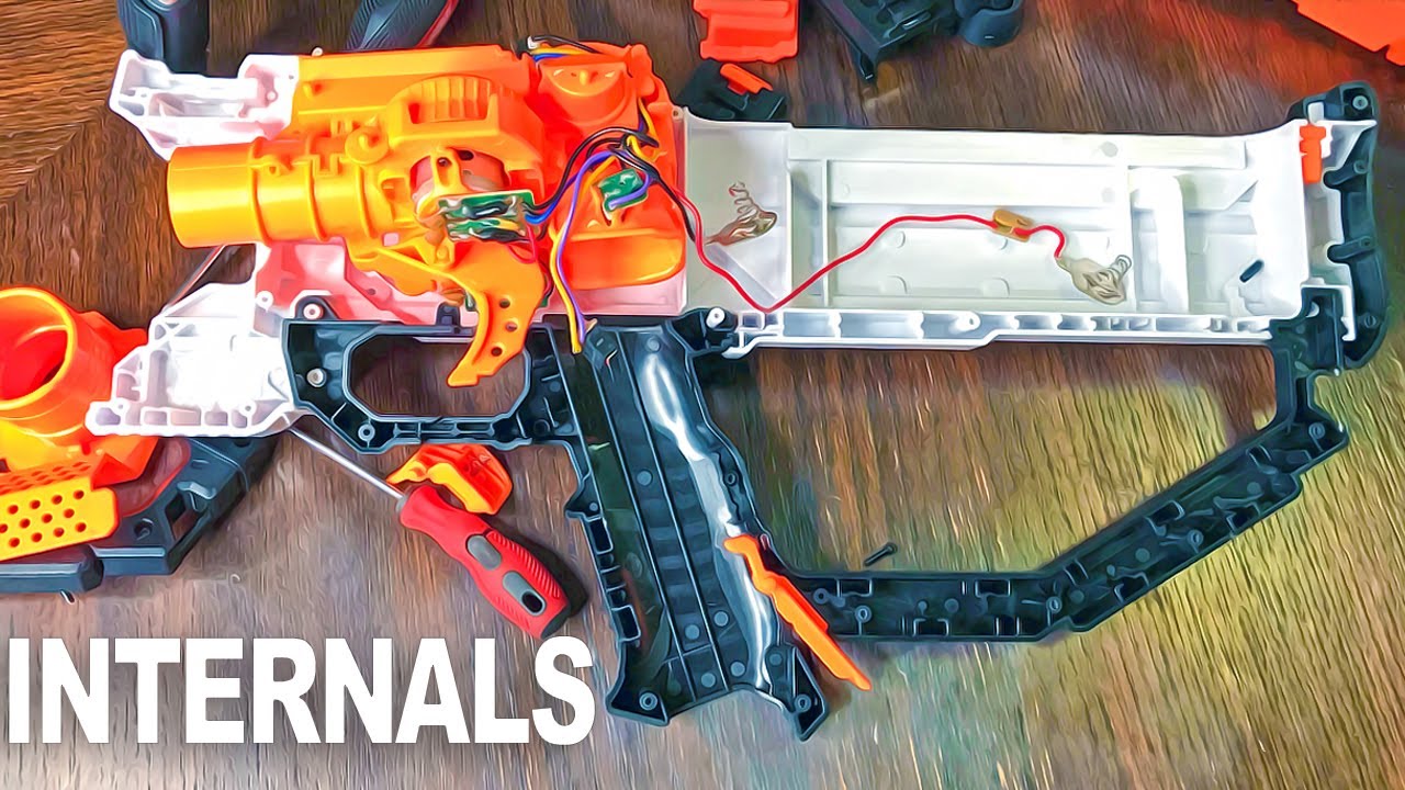 Nerf Rival Hera Internals / Semi-Tear Down of the Nerf Rival HERA MXVI ...