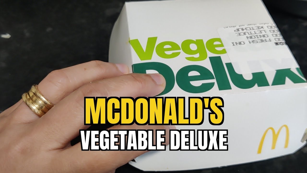 McDonald's UK | Vegetable Deluxe Burger & Cheese melts - YouTube