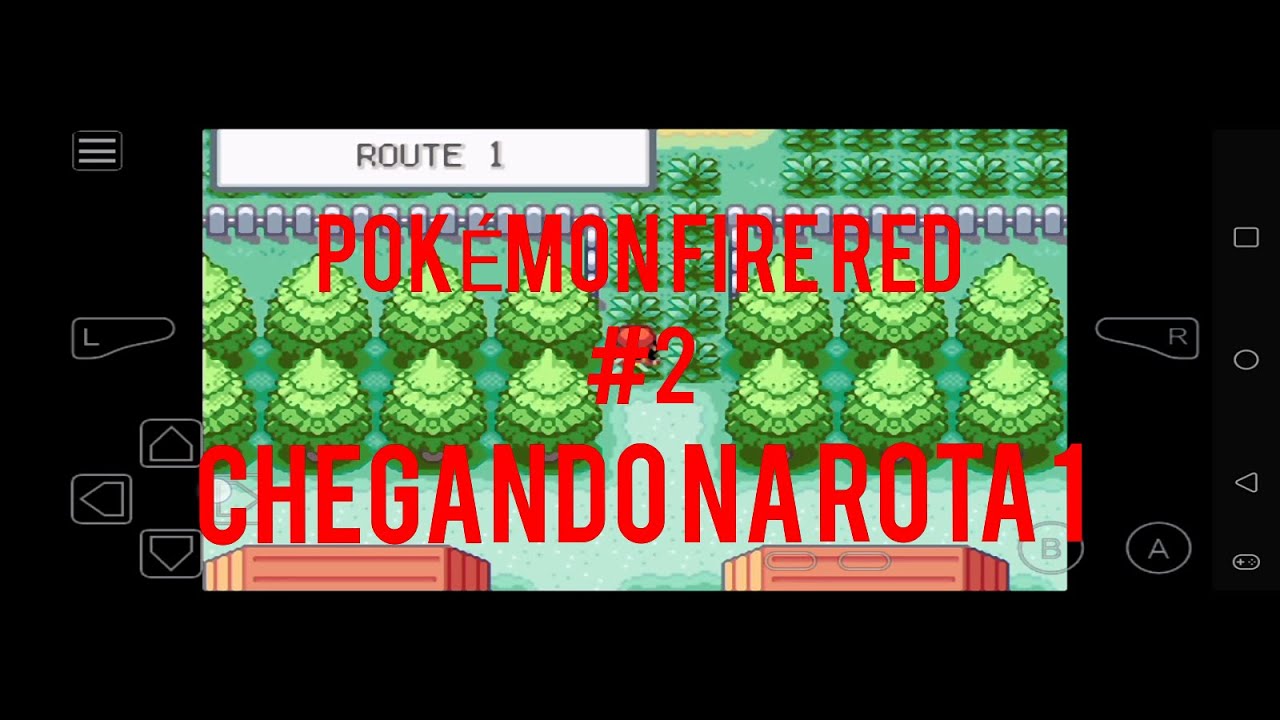 Pokémon Fire Red: #2 - Chegando na primeira rota - YouTube