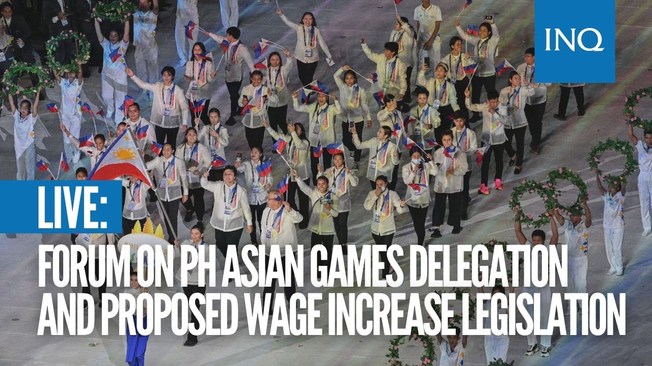 LIVE: Forum on PH Asian Games delegation and proposed wage increase ...