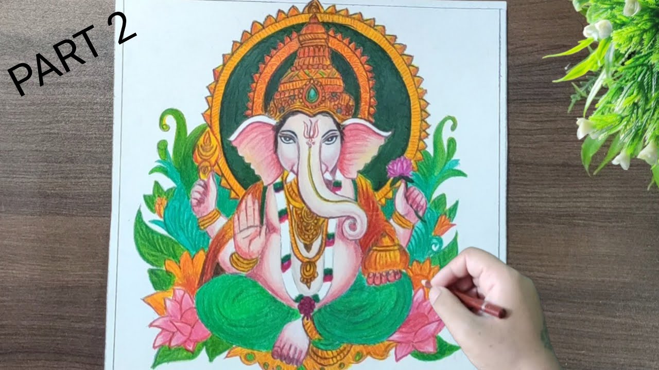 Ganesh Ji Drawing|Ganesha drawing|Ganesh Drawing| Lord Ganesha Drawing ...