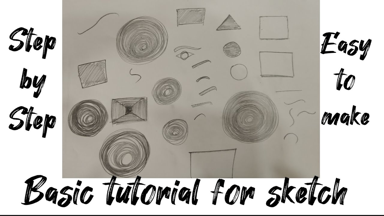 Basic Tutorial for Sketch | Step by Step | Easy to Make ️ ️ - YouTube