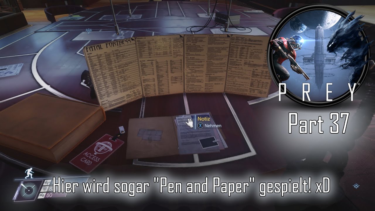 Pen and Paper in Prey?! 🎮 37: Prey - YouTube