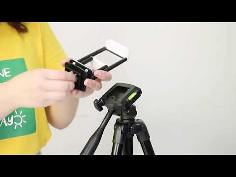 PEYOU Compatible for iPad iPhone Tripod, 55"" Lightweight Aluminum ...