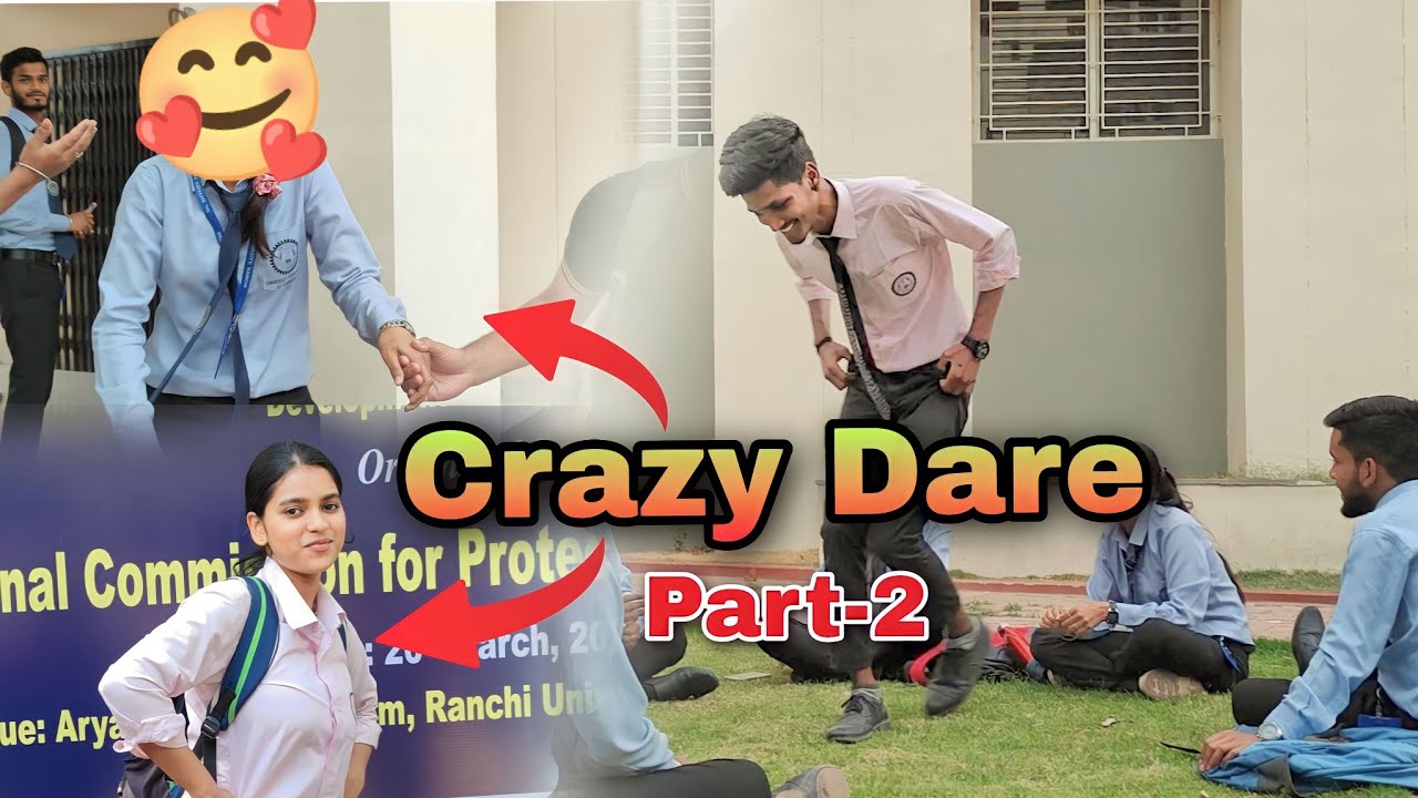 EXTREME Crazy DARES IN PUBLIC || DSPMU Ranchi college vlog || arun kumar vlog - YouTube
