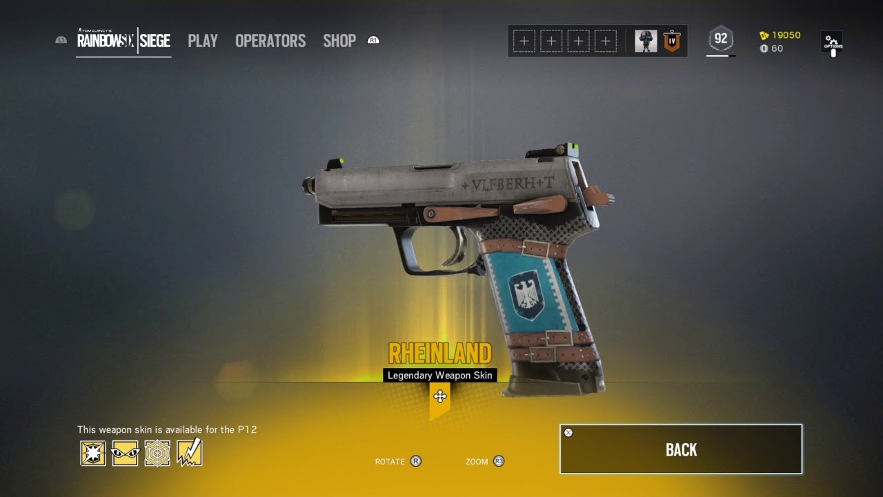 Got a Legendary weapon skin! (Had my mic muted) | Rainbow Six Siege ...