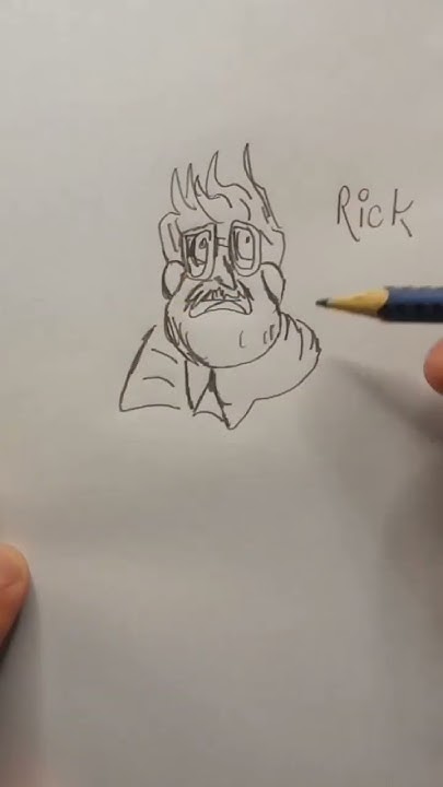 Como Desenhar O Rick Mitchell Rickmitchell Themitchellsvsthemachines Youtube