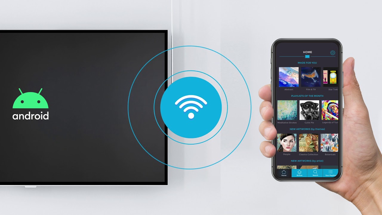 How to display artworks on your Android compatible TV - YouTube