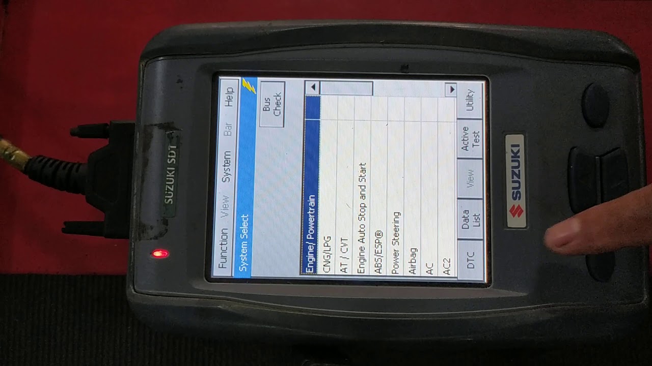 cara mengoperasikan suzuki scan tool - YouTube