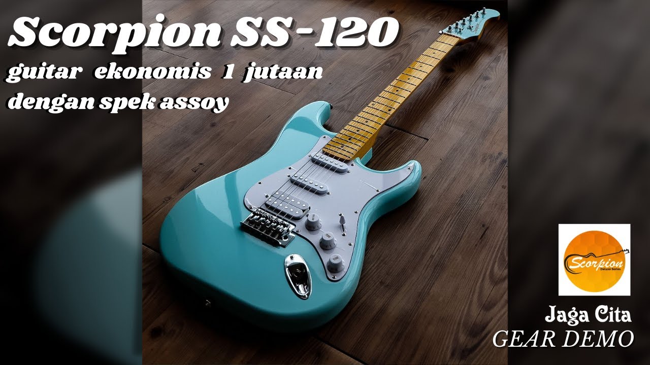 SCORPION SS-120 Guitar (no talking) | gear demo - YouTube