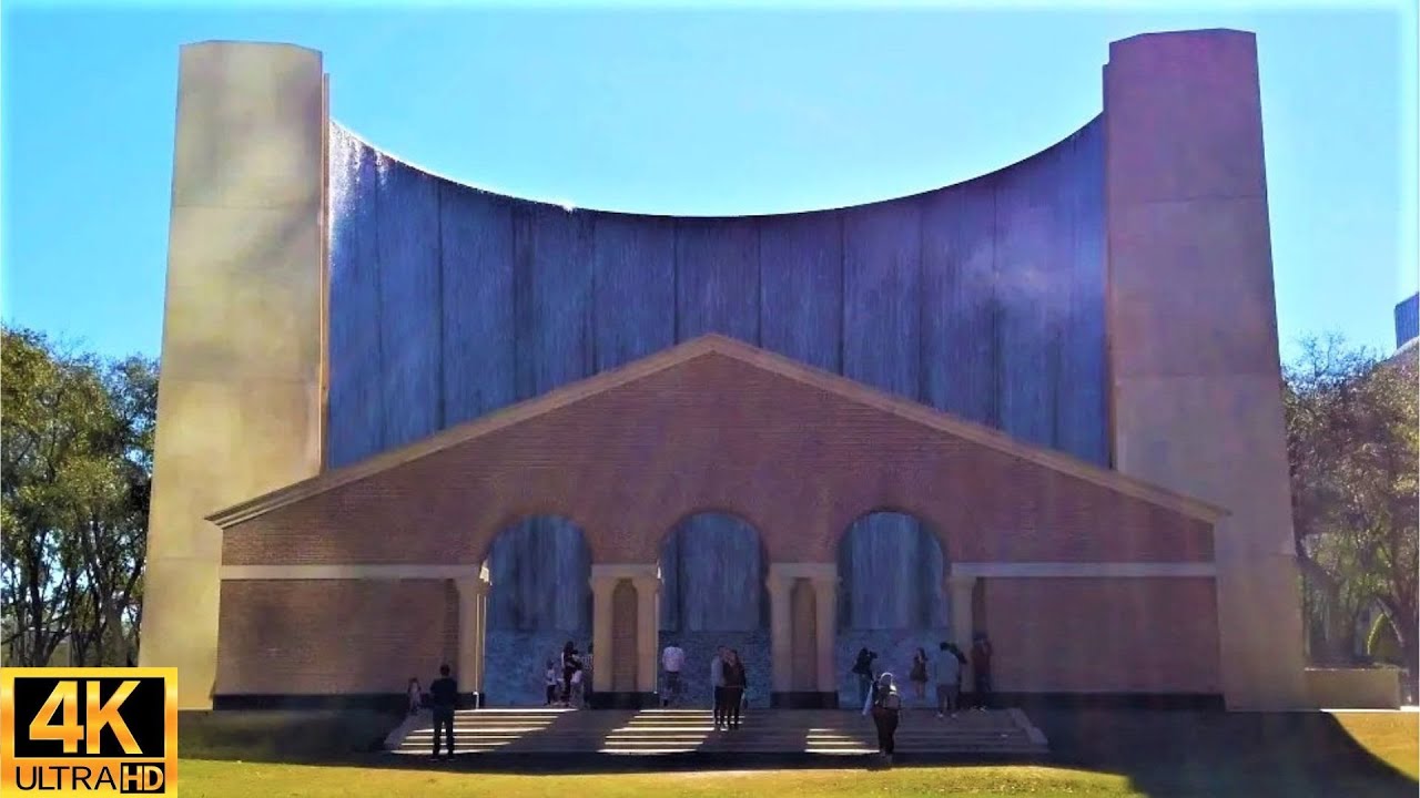 [4K] Waterwall Park Walk - Houston, Texas - YouTube