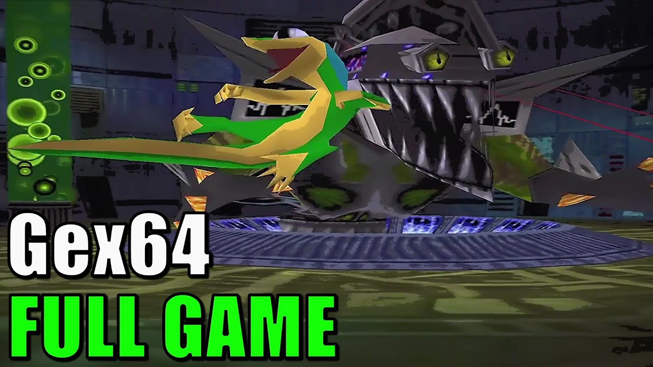 Gex Enter the Gecko: Walkthrough (Full Game) Best - YouTube