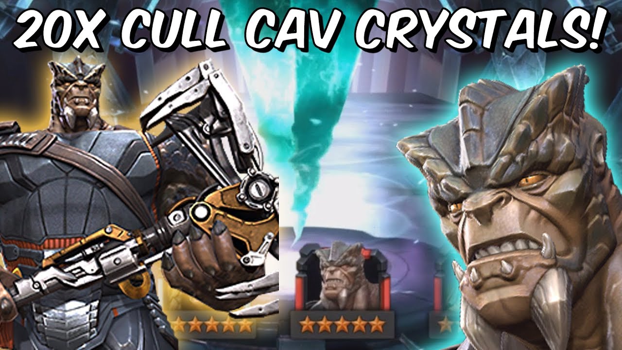 20x 6 Star Cull Obsidian Cavalier Featured Crystal Opening! - Marvel ...
