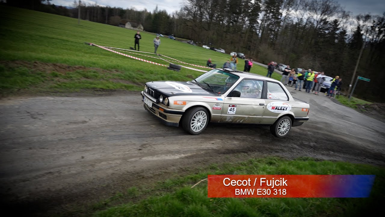 Cecot / Fujcik - BMW E30 318 | 1 Runda Rally Park Cup 2023 - YouTube