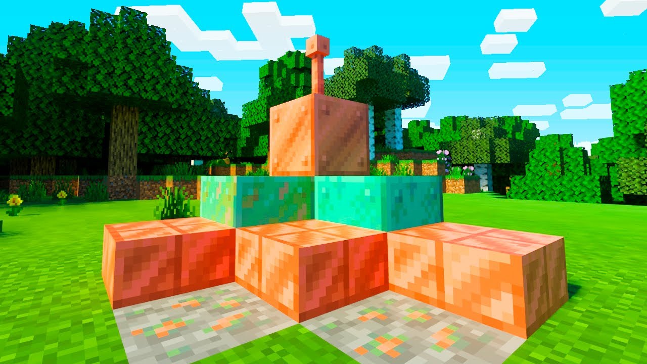 COBRE Y NUEVOS BLOQUES NUEVA BETA MINECRAFT PE 1.17 - YouTube