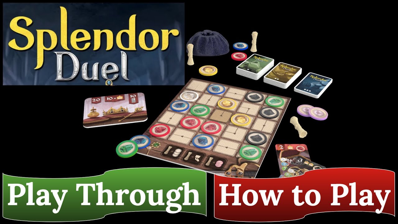 Splendor Duel: How to Play & Play Through - YouTube