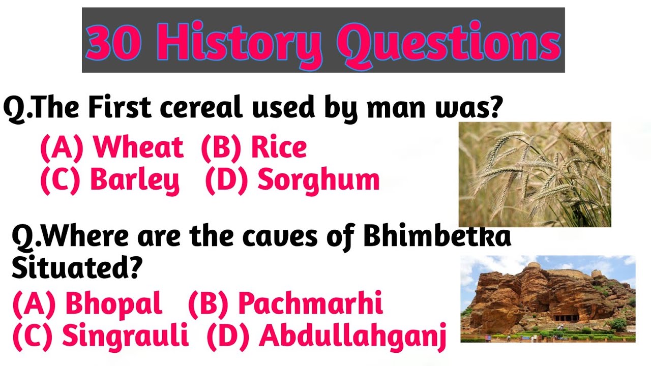 Ancient History GK || History of India || India History Gk Questions ...