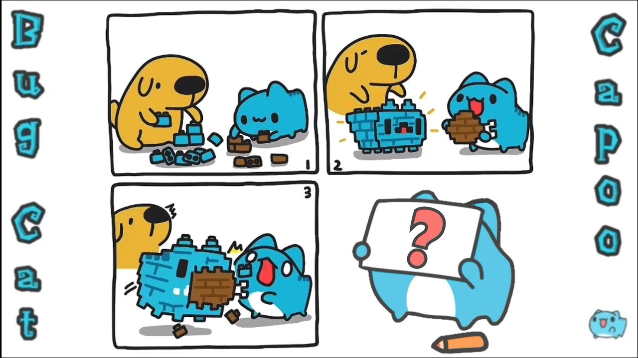 @Capoo 0 w 0 🔀 CONPILATION #09 WITH DIFFERENT ENDINGS | FUNNY COMICS ...