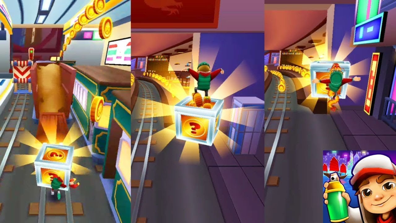 SUBWAY SURFERS HONG KONG : GAMEPLAY TILL FIND 3 SUPER MYSTERY BOXES ...