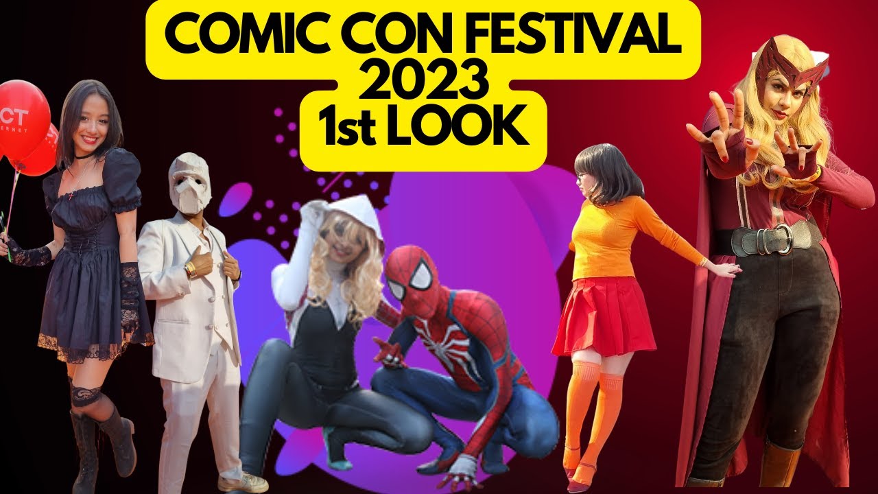 COMIC CON 1ST CUT | COMIC CON FESTIVAL INDIA 2023 - YouTube