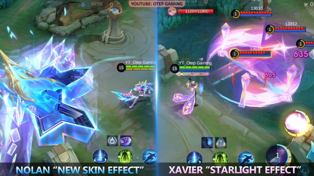 Xavier, Nolan and other New Skins Effect Gameplay | Part 2 - YouTube