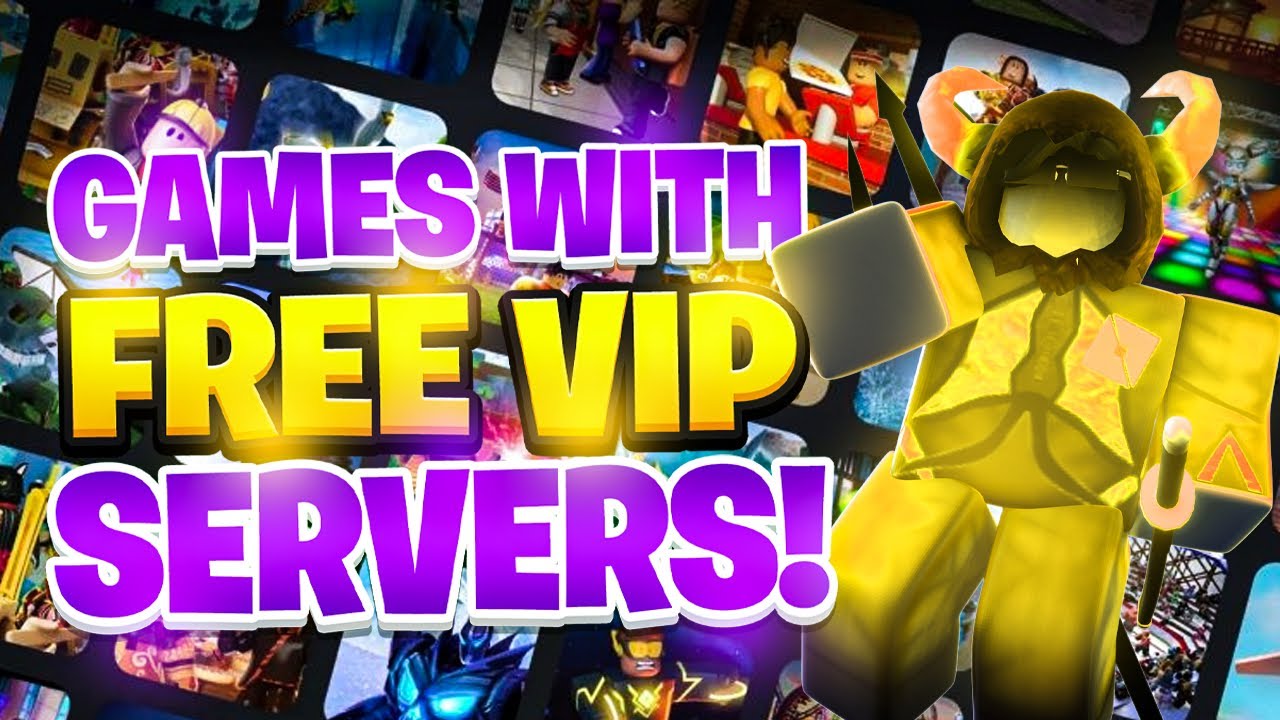 TOP ROBLOX GAMES WITH FREE VIP SERVERS! - YouTube