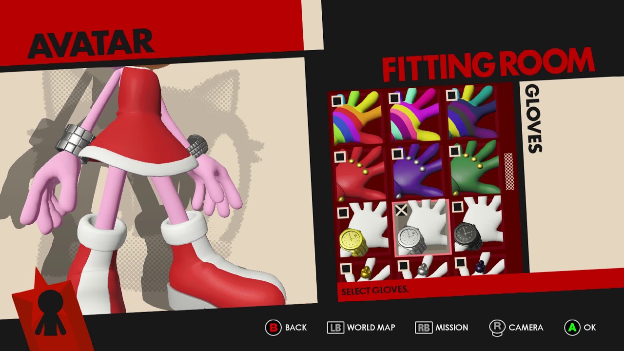 SONIC FORCES Avatar outfit: all GLOVES - YouTube