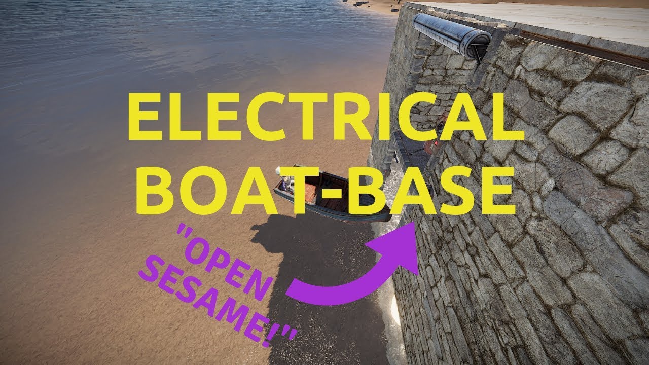 (RUST) Electricity 101 - Electrical Boat Base S02 Ep3 - YouTube