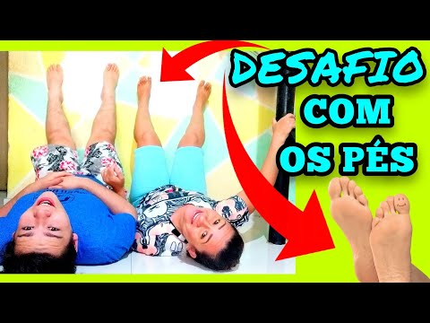 DESAFIO DESENHANDO COM OS PÉS. DRAWING CHALLENGE WITH YOUR FEET