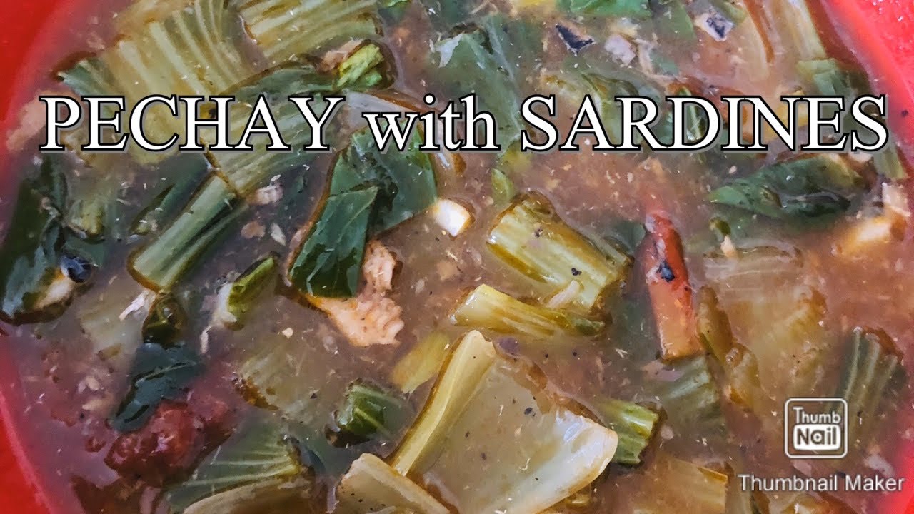 GINISANG PECHAY with SARDINES || QUICK and EASY RECIPE || TIPID ULAM ...